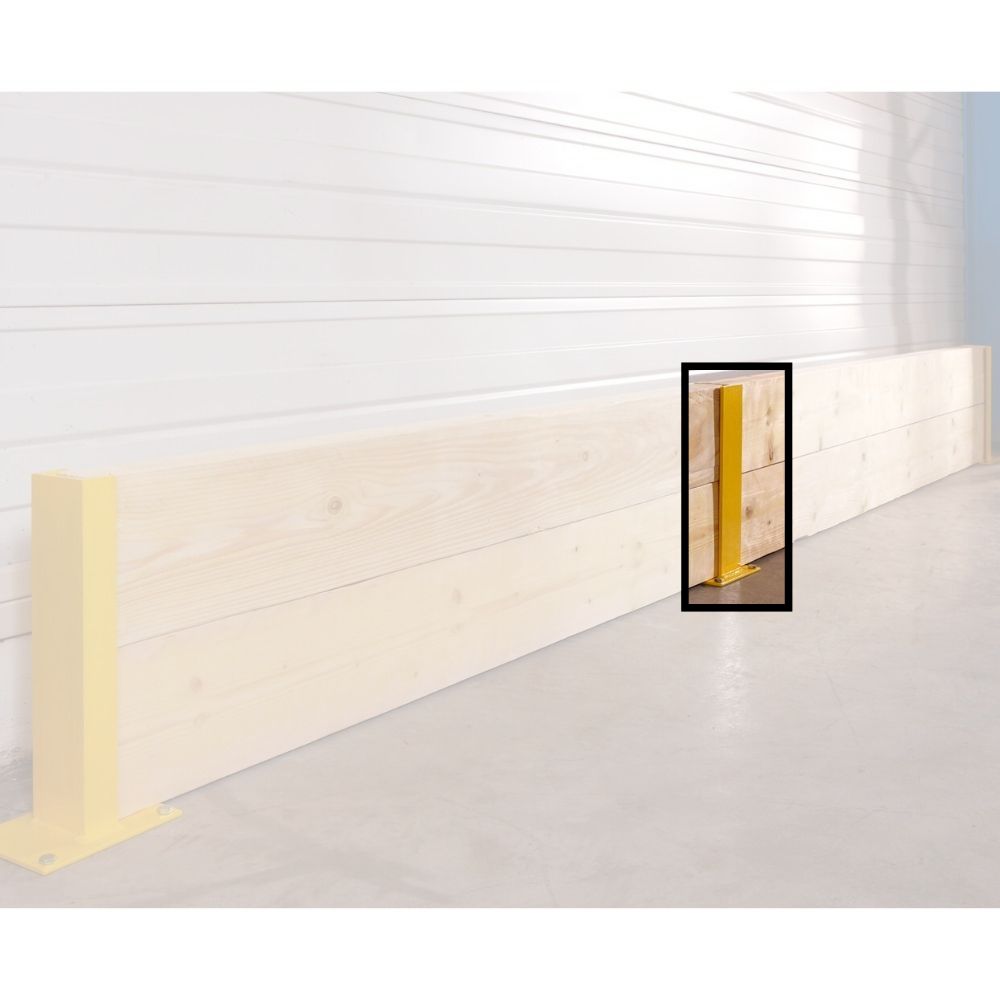 Support madrier en acier - 23 ou 46 cm