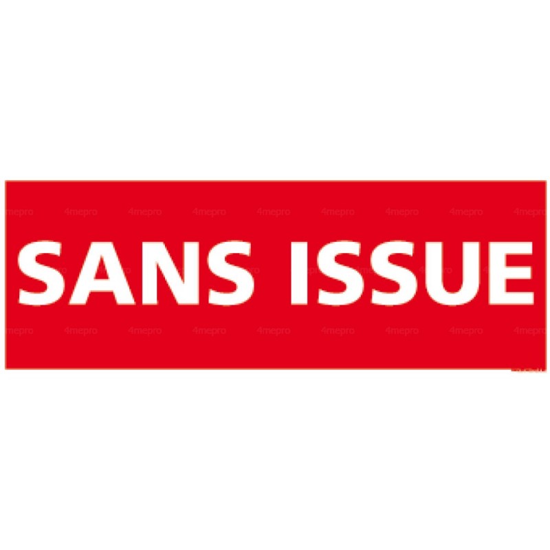 Panneau sans issue pour professionnels