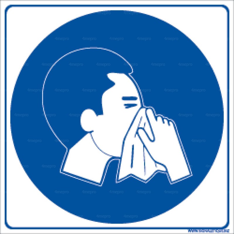 Panneau Obligation de se couvrir la bouche