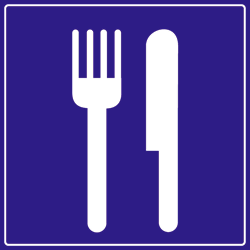 Panneau Cantine avec pictogramme