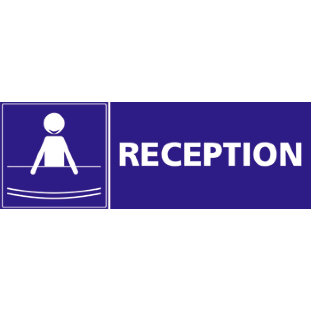 Panneau Réception avec pictogramme