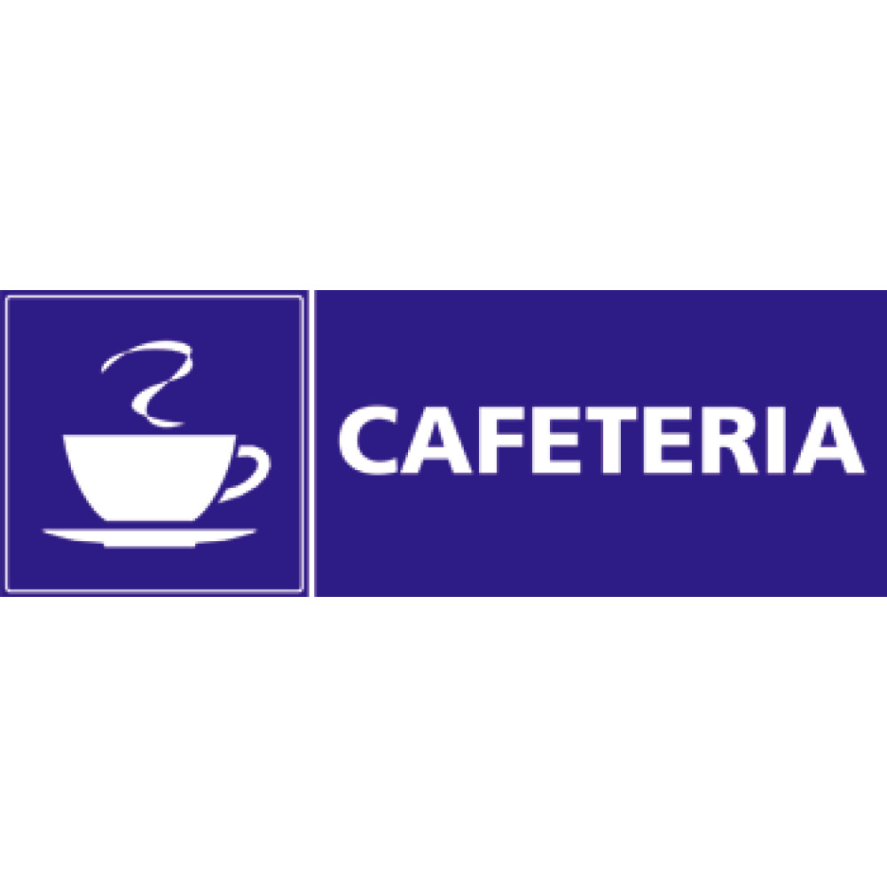 Panneau Cafétéria avec pictogramme