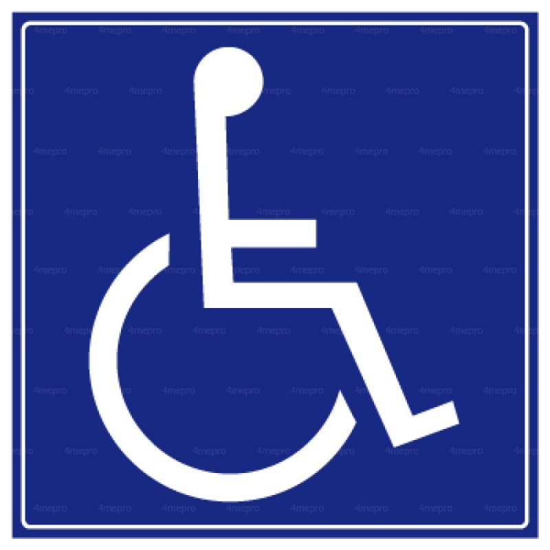 Panneau Déficience motrice - Panneau handicapé