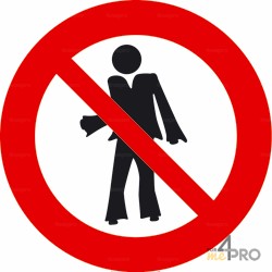 Panneau d'interdiction (3) - 4mepro