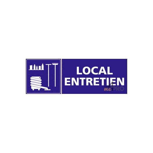 Panneau rectangulaire Local entretien - 4mepro
